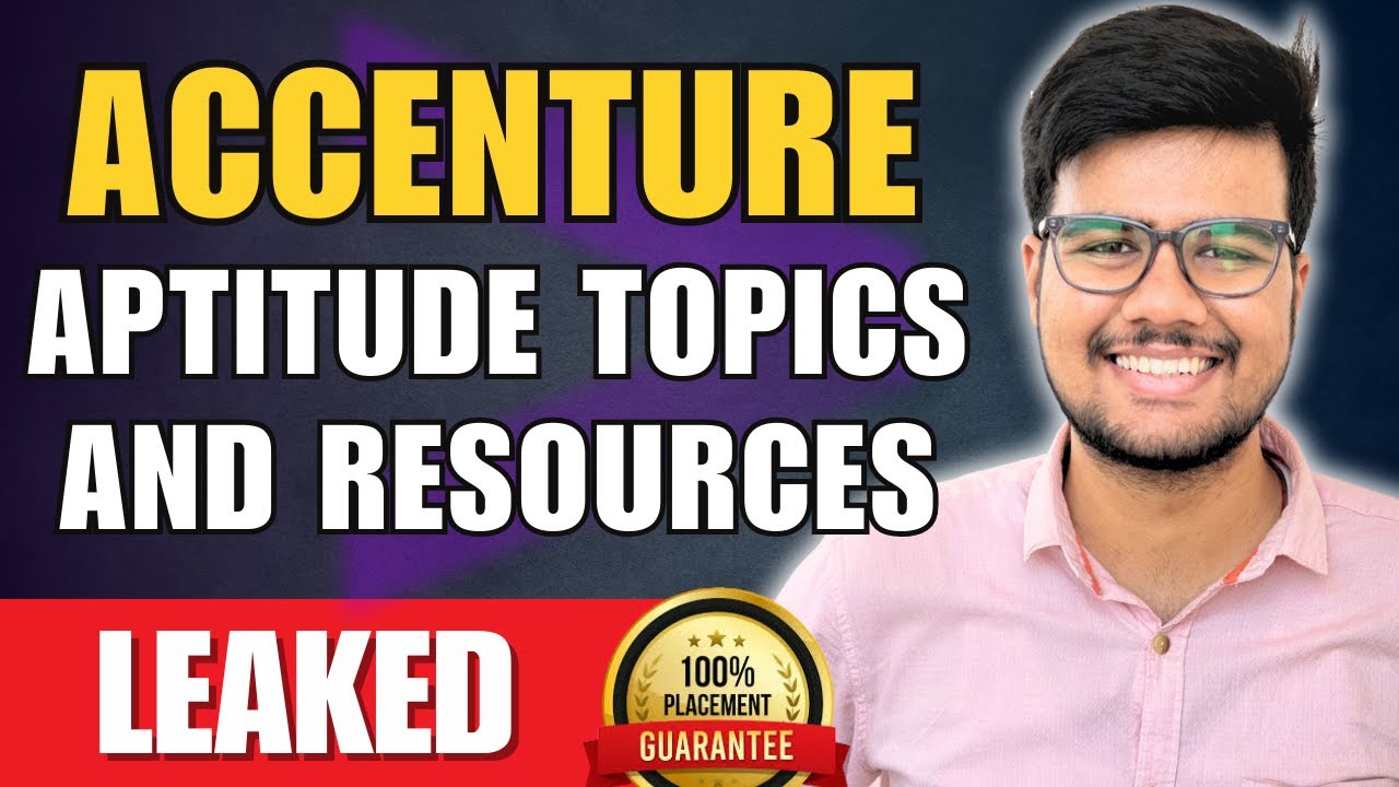 Clear Accenture Aptitude Test | Best Resources Revealed! - YouTube