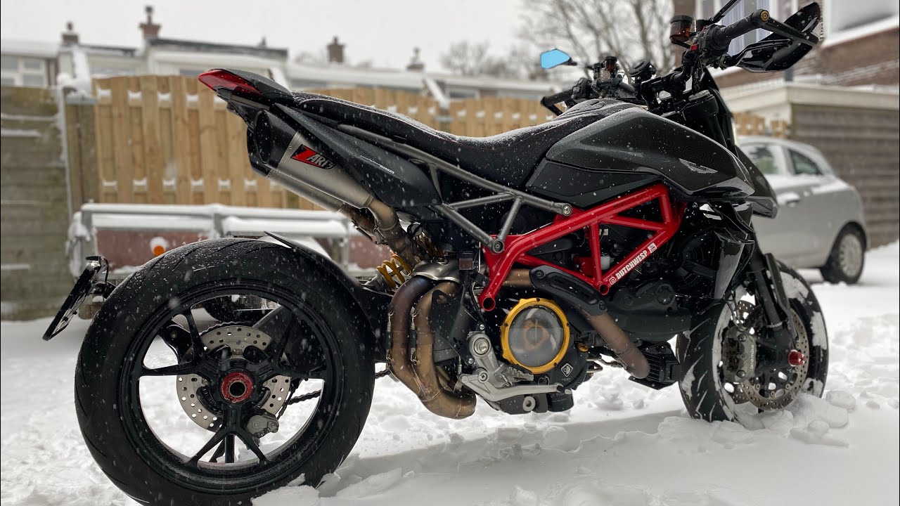 SnowTime Custom 1:1 Hypermotard 950 with Zard exhaust without db ...