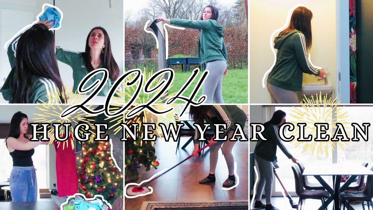 🎉 NEW YEAR CLEAN WITH ME 🧼 house reset, clean the house, speed cleaning ...