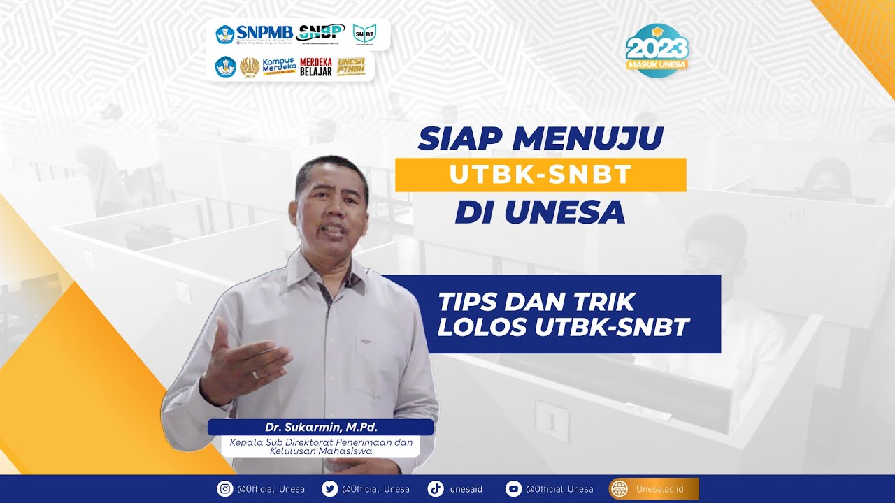 Tips dan Trik Lolos SNBT-UTBK 2023 - YouTube