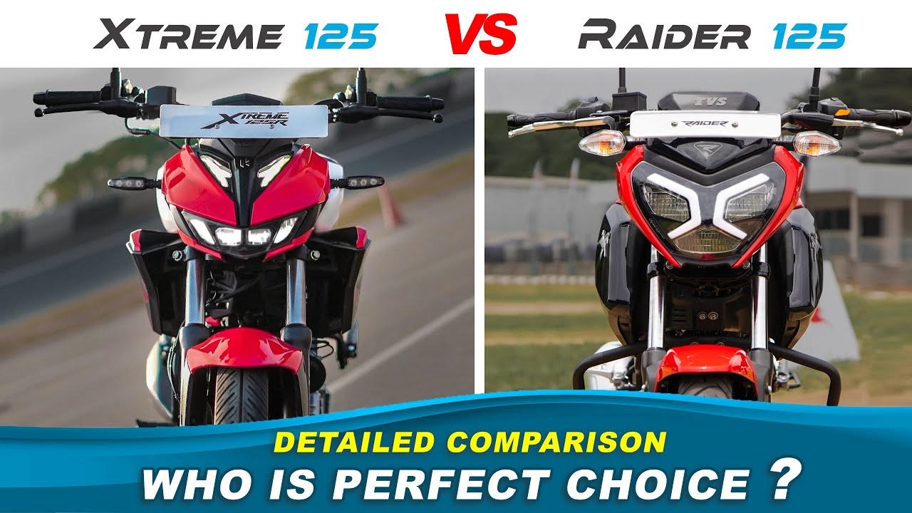 Hero Xtreme 125 vs TVS Raider 125 : Which is Best Bike ? Detailed ...