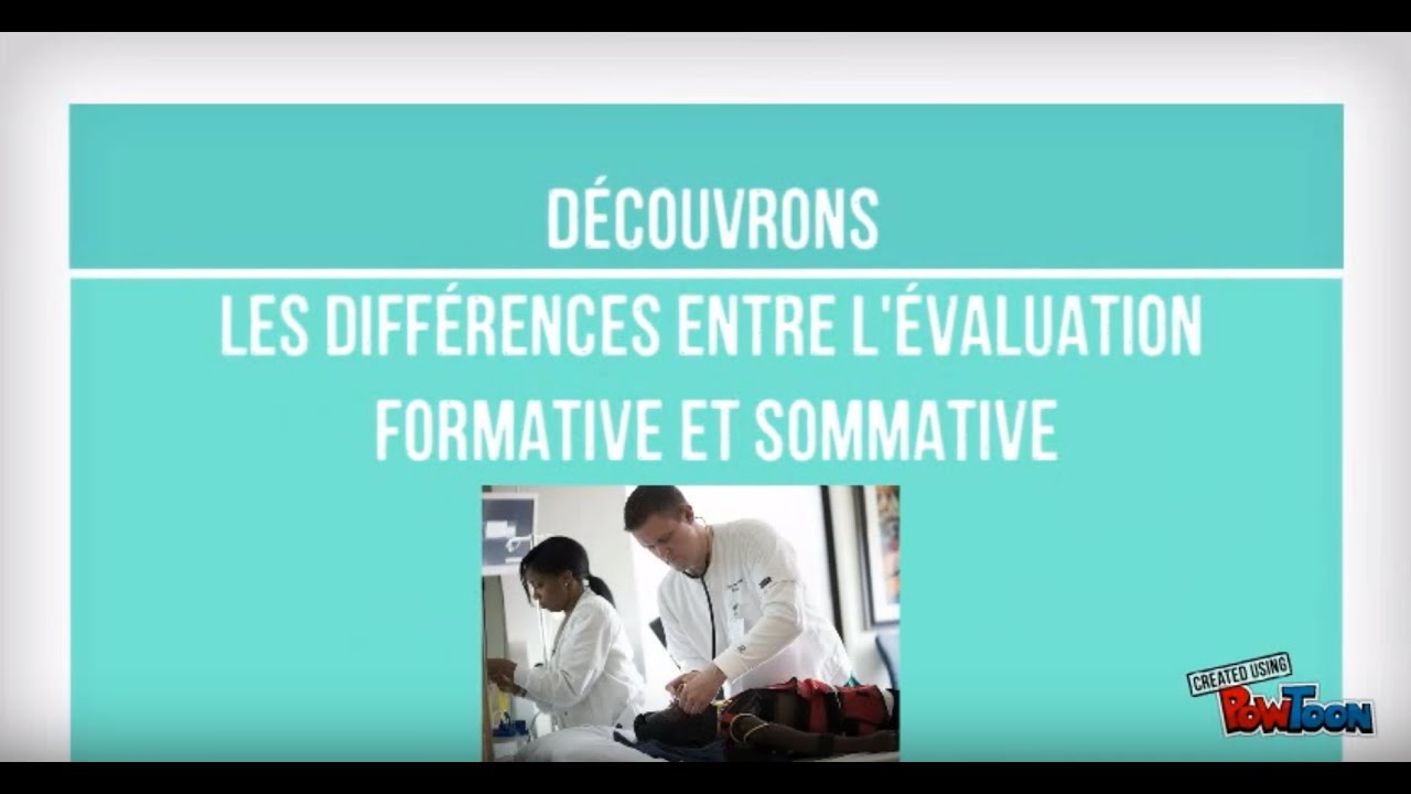Les différences entre l'évaluation formative et l'évaluation sommative ...