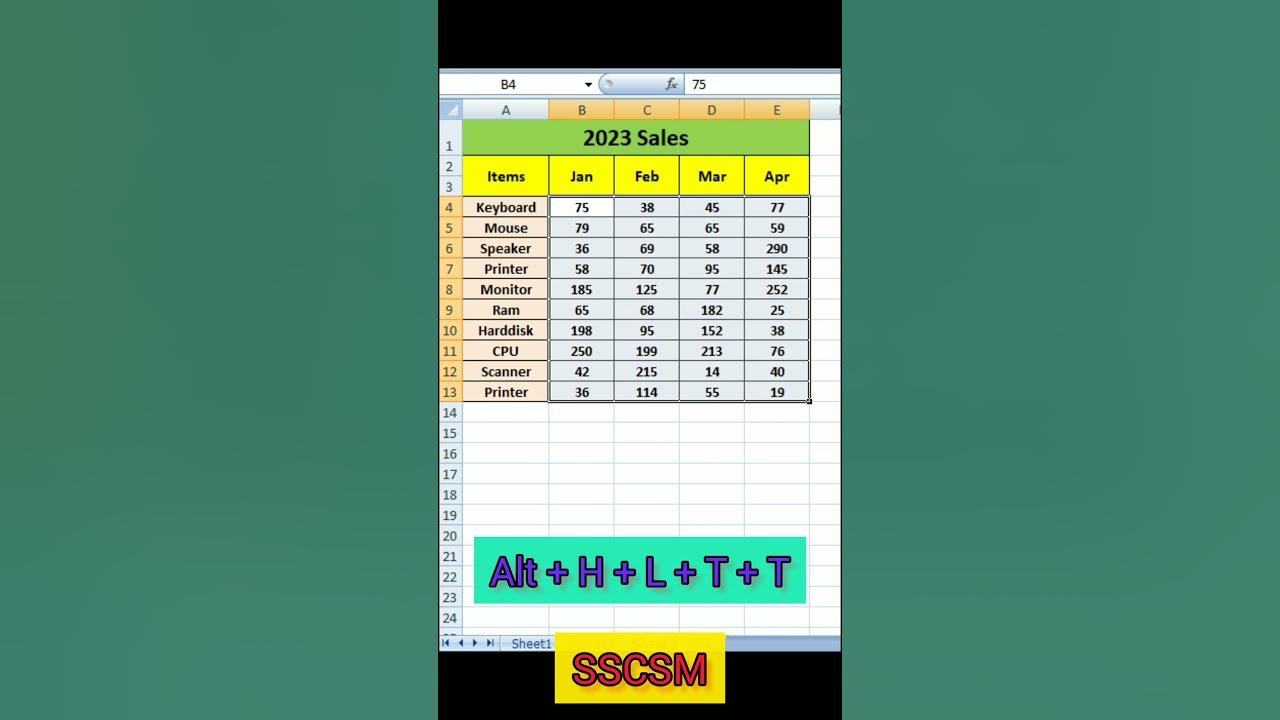 MSExcel Tips & Tricks #excel #exceltutorial #excelformula #exceltips #shorts #ytshort - YouTube