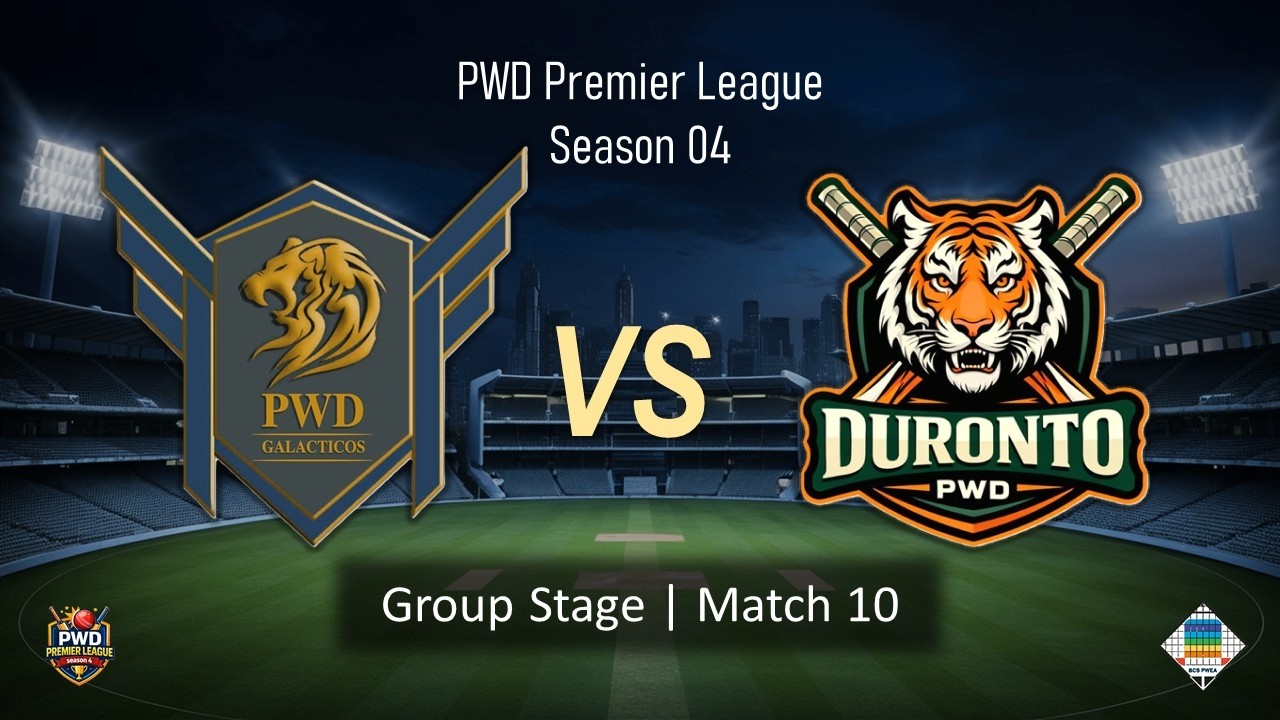 Duronto PWD vs PWD Galacticos | Group Match 10 | PWD Premier League ...