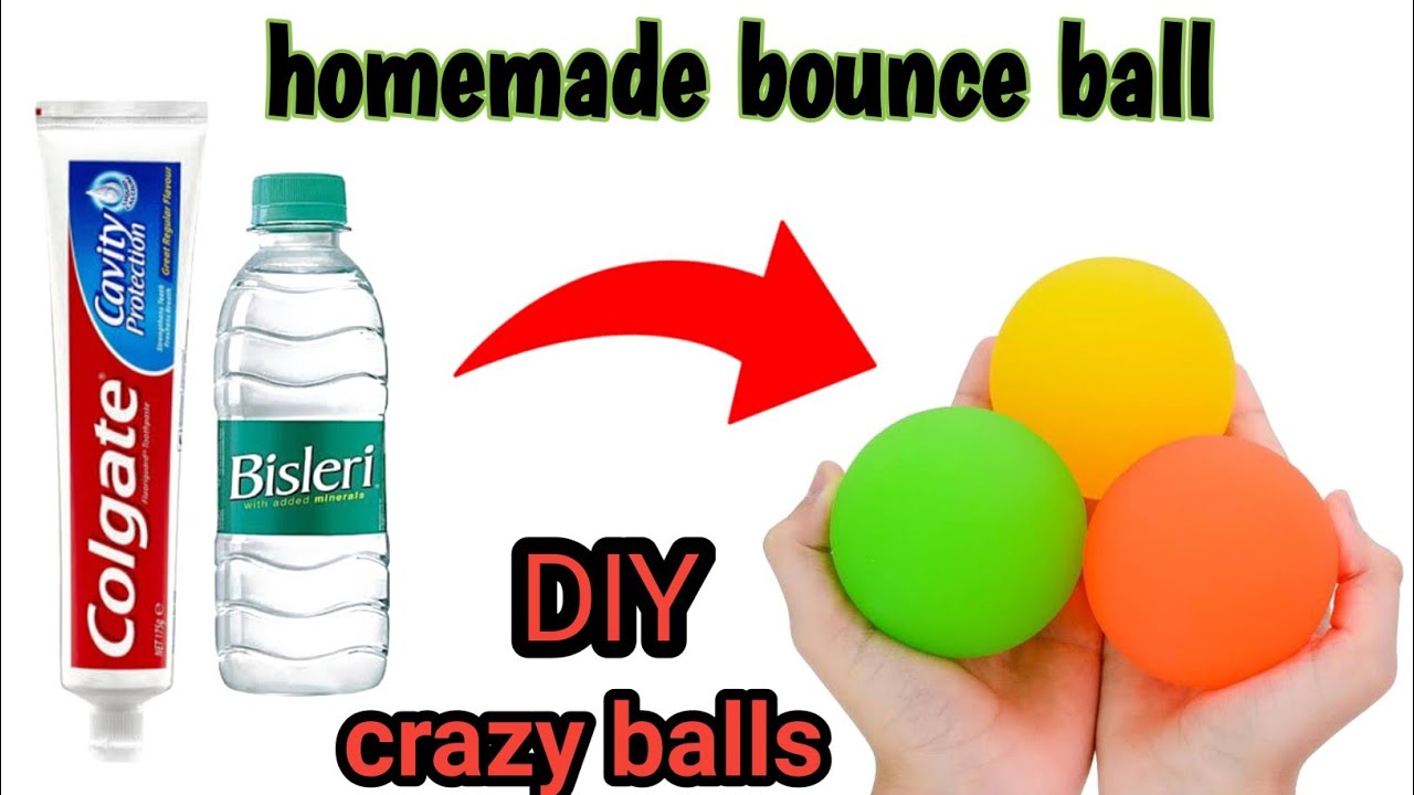 How to make a bounce balls at home/bounce ball/crazy balls/jumping ...