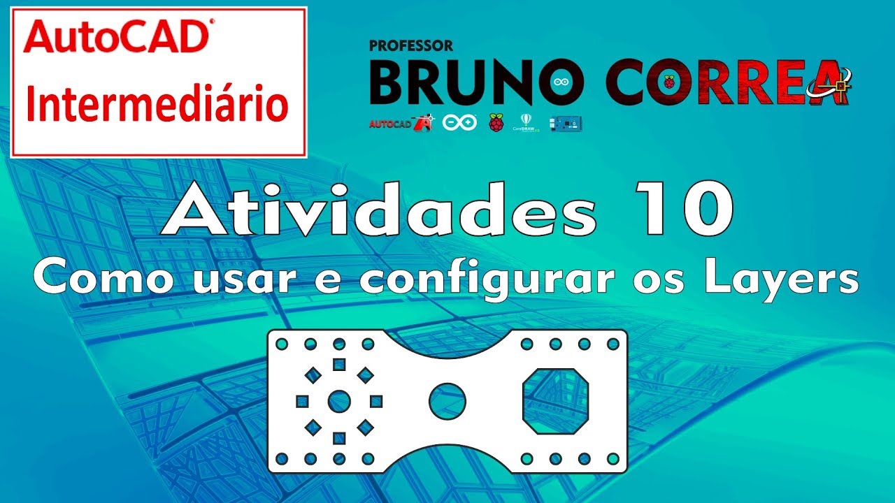 Atividades 10 - AutoCAD 2D Dicas e truques - com Bruno Corrêa - YouTube