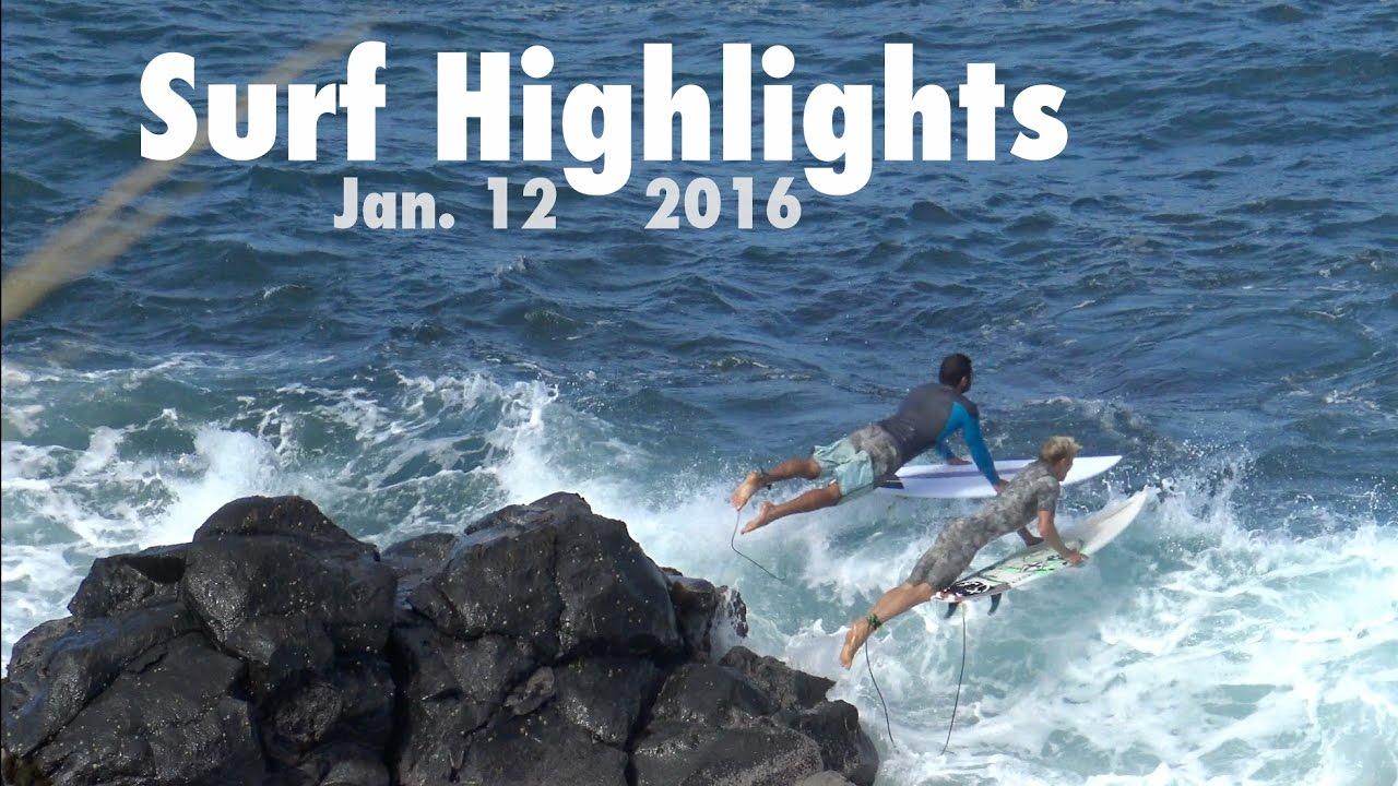 Ho'okipa Surf Highlights Jan. 12 - YouTube