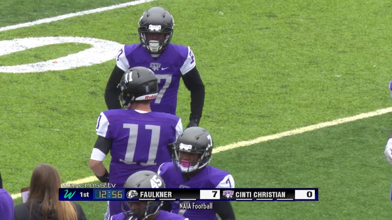 Cincinnati Christian vs Faulkner University Football Game of November 4 ...