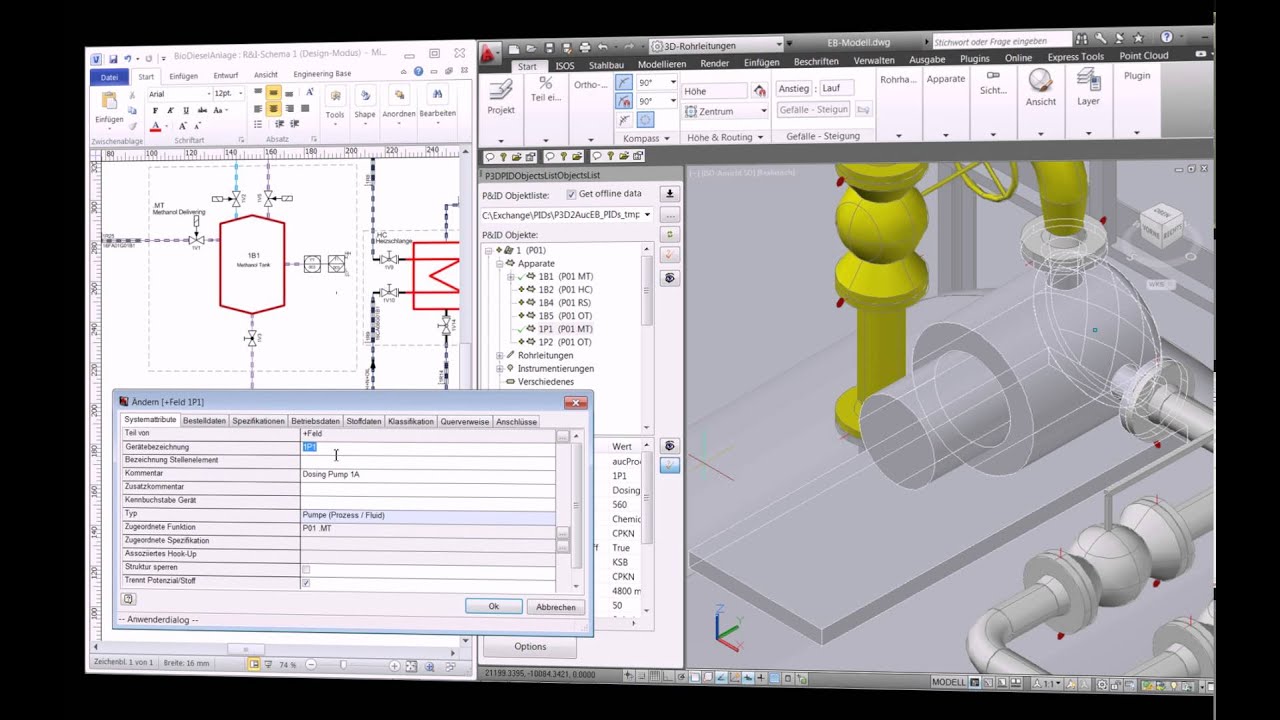 AutoCAD Plant 3D - Engineering Base - YouTube