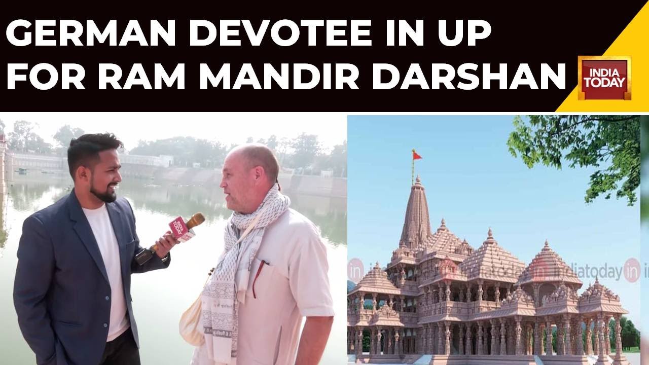 Meet German Devotee Who Is In Ayodhya For Ram Mandir's Darshan | India ...