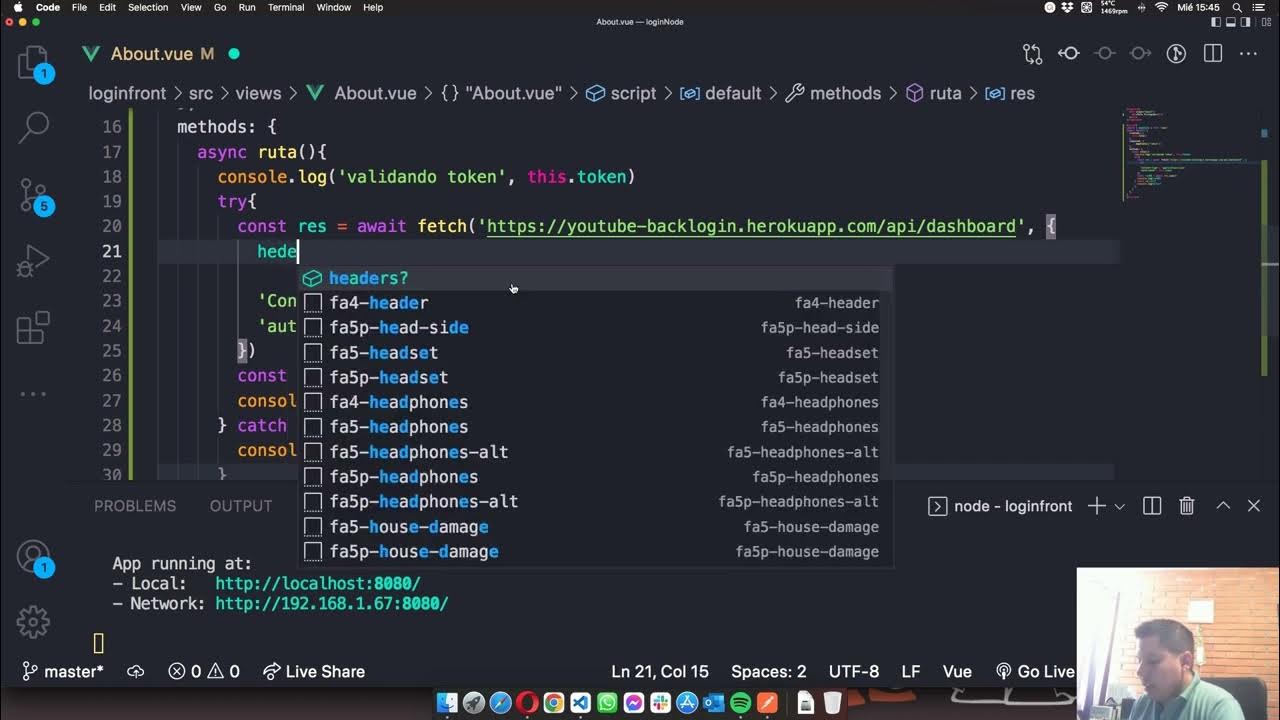 Login + NodeJS + Json Web Token + Parte 9 - YouTube