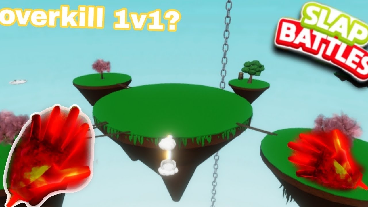 Slap battles overkill 1v1? - YouTube