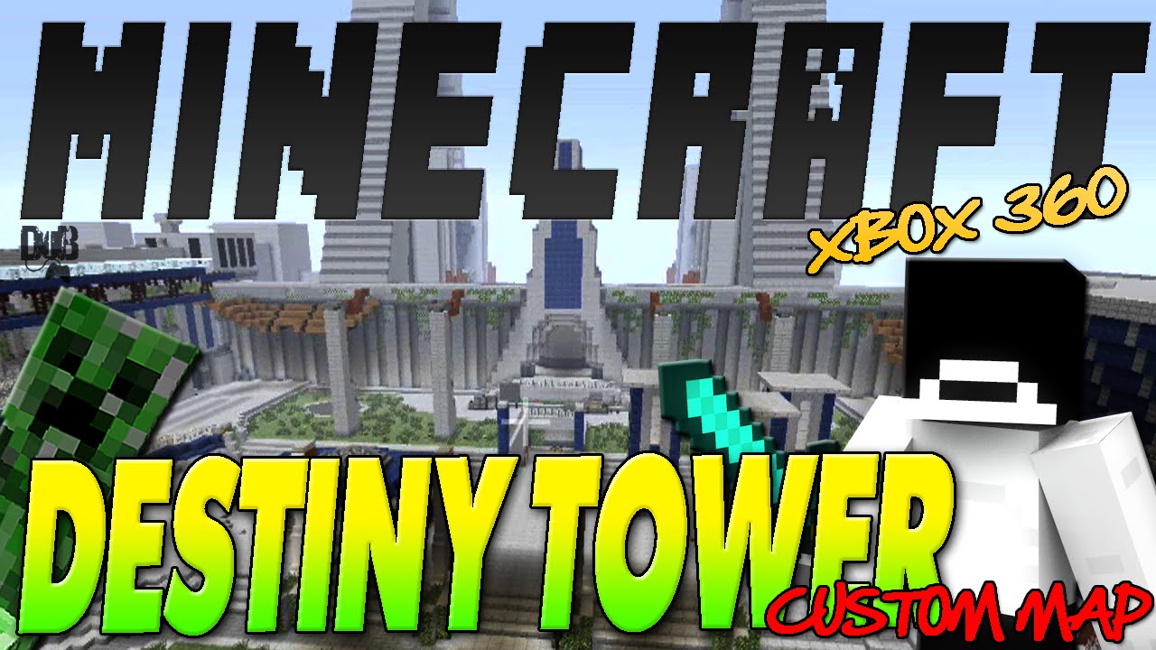 "DESTINY" Tower Re-Make In "MINECRAFT"!!! Check it Out!!! - YouTube