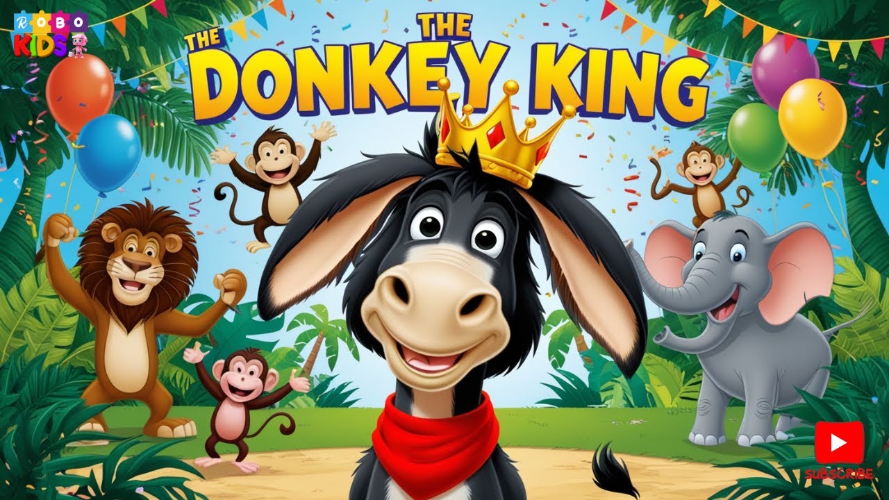 The donkey king | Donkey raja animated cartoon | #bedtimestories | # ...
