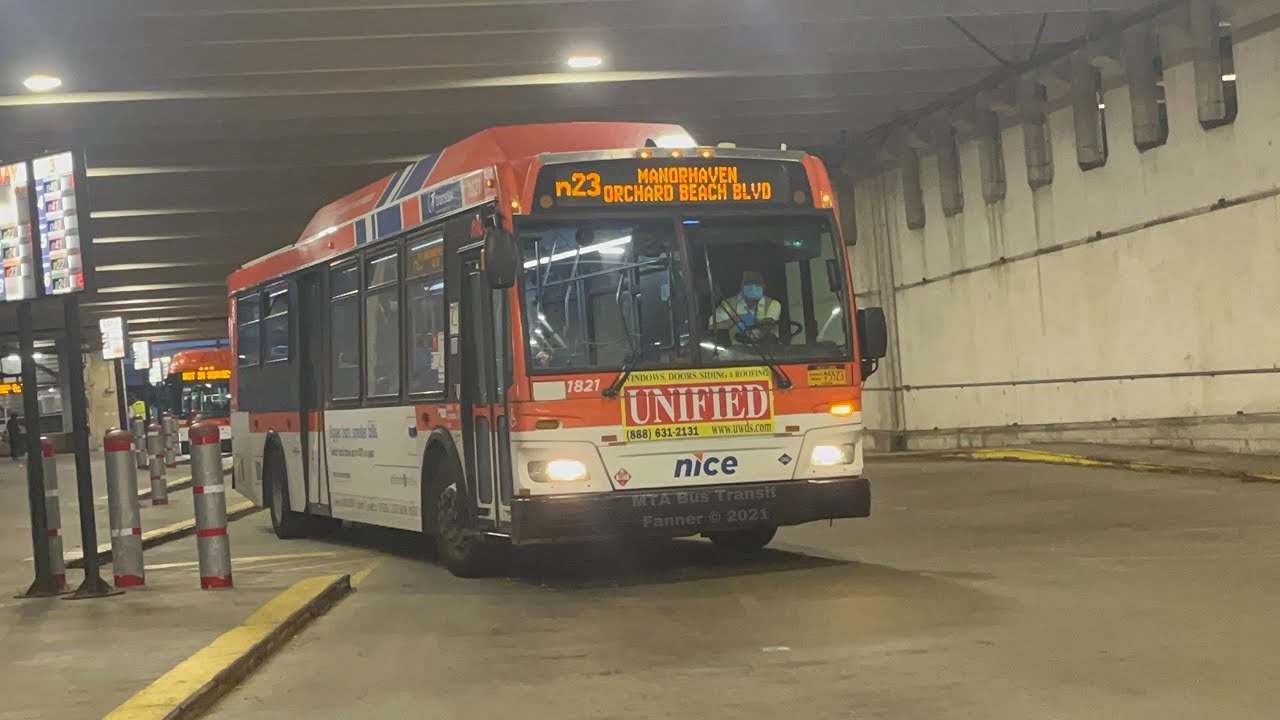 NICE Bus: 2011 Orion VII NG CNG 1821 n23 - YouTube