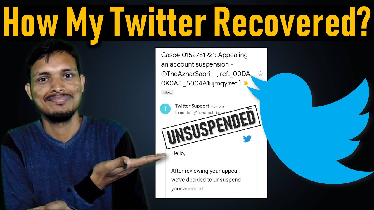 How My Suspended Twitter Account Recovered or Unsuspended? | How to ...