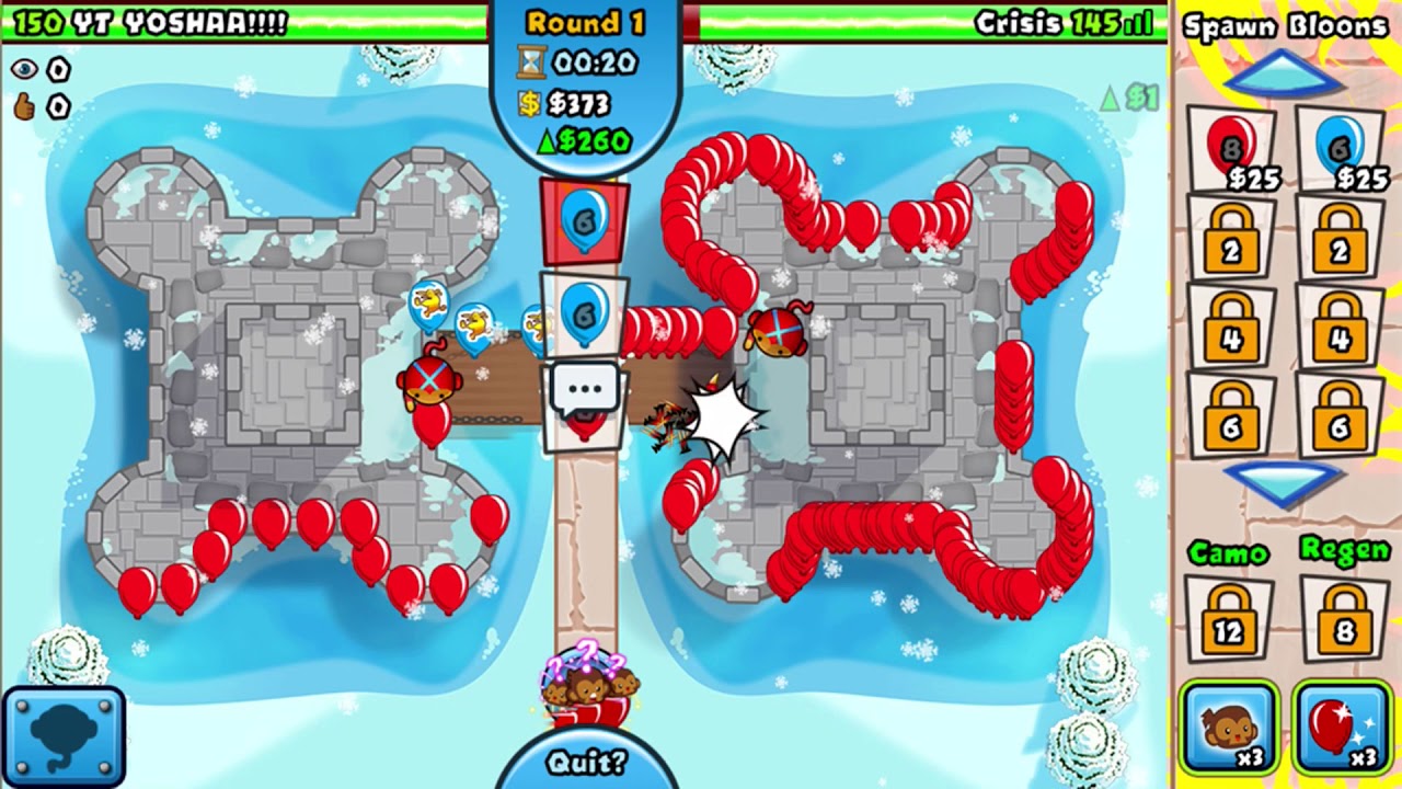 BTD Battles: Beating the number 2 player in the world! | R3 Speed BFB ...