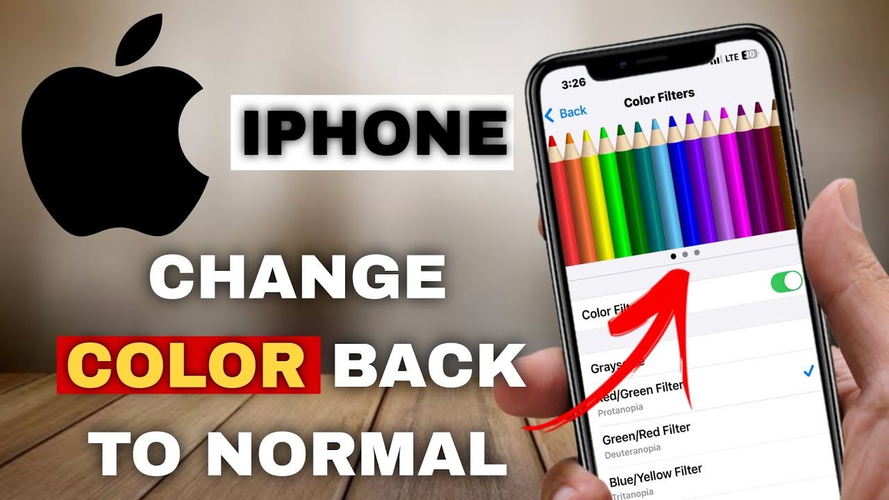 How to Change iPhone Screen Color Back to Normal on iOS 18 (easy) - YouTube