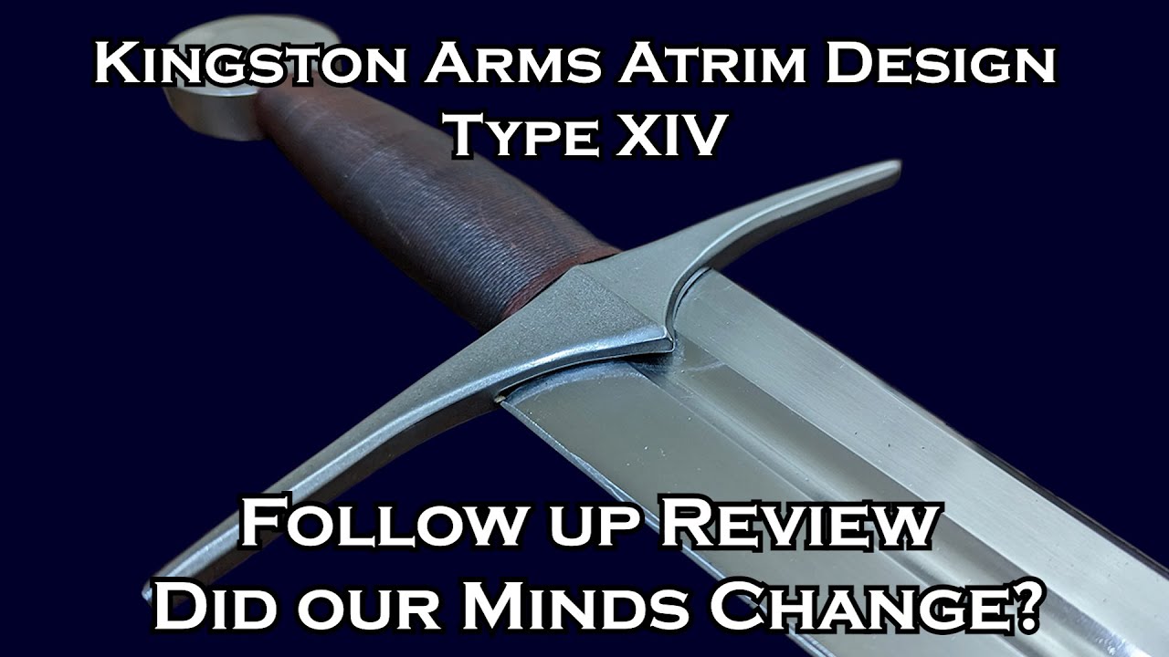 Kingston Arms 13th Century Arming Sword Follow up Review - YouTube