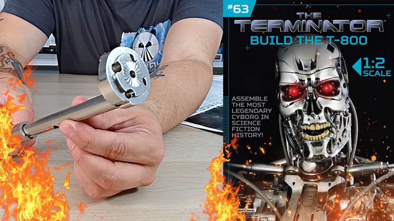 Build The Terminator T-800 Issue 63 - Work On The Lower Right Leg ...