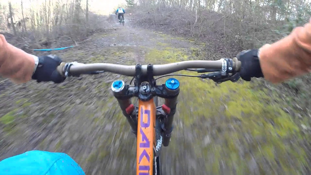 shepshed quarry gopro 3+ black dh mtb - YouTube