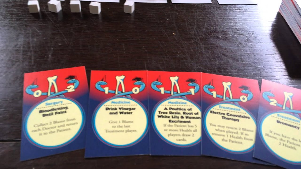 Sawbones: a card game of misguided medicine - YouTube