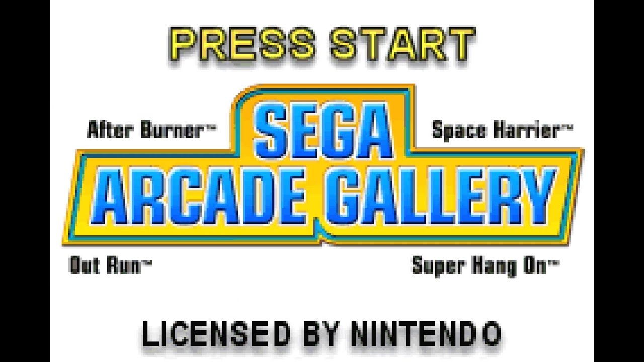 Sega Arcade Gallery [Space Harrier] | GBA | High Score Hunter ...