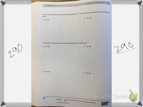 Eureka Math Module 3 Lesson 35 Homework - YouTube
