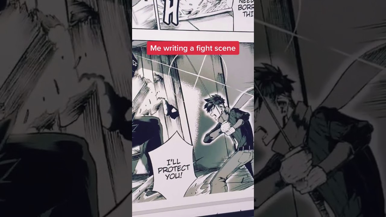 Writing Manga Fight Scenes vs Dramatic Scenes #Shorts - YouTube