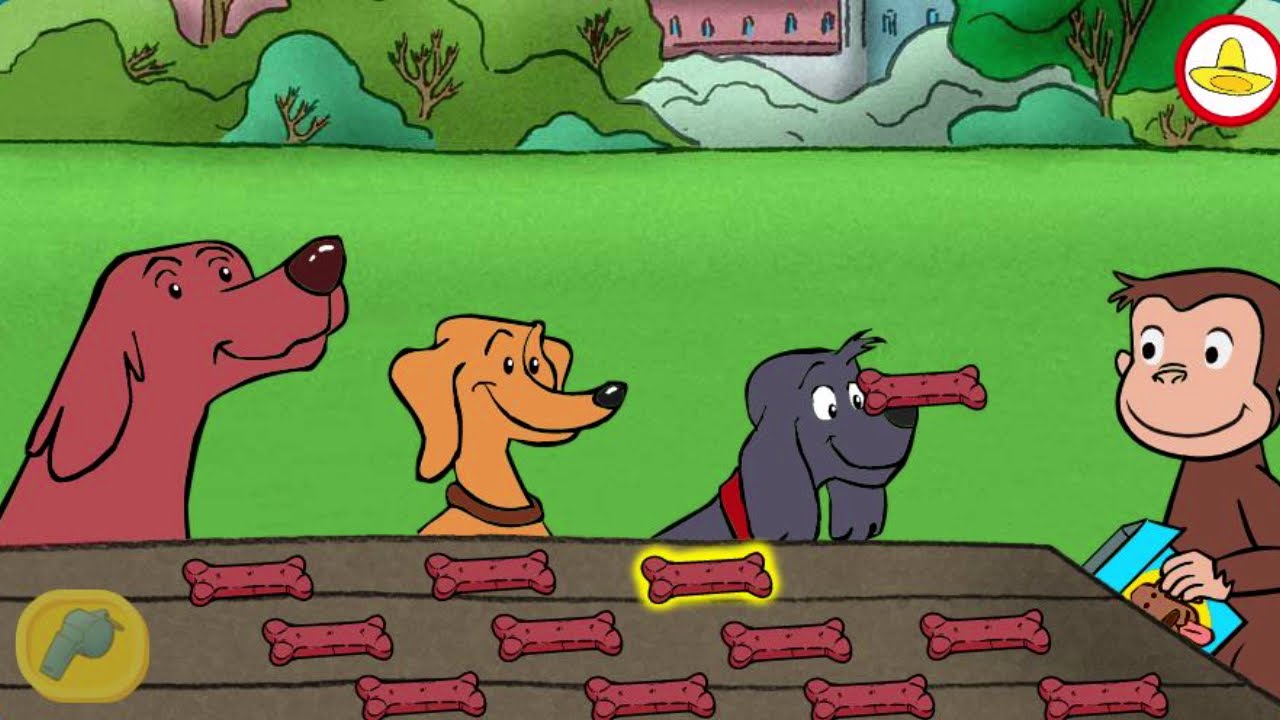 Curious George Fair shares - Educational Video Game - YouTube