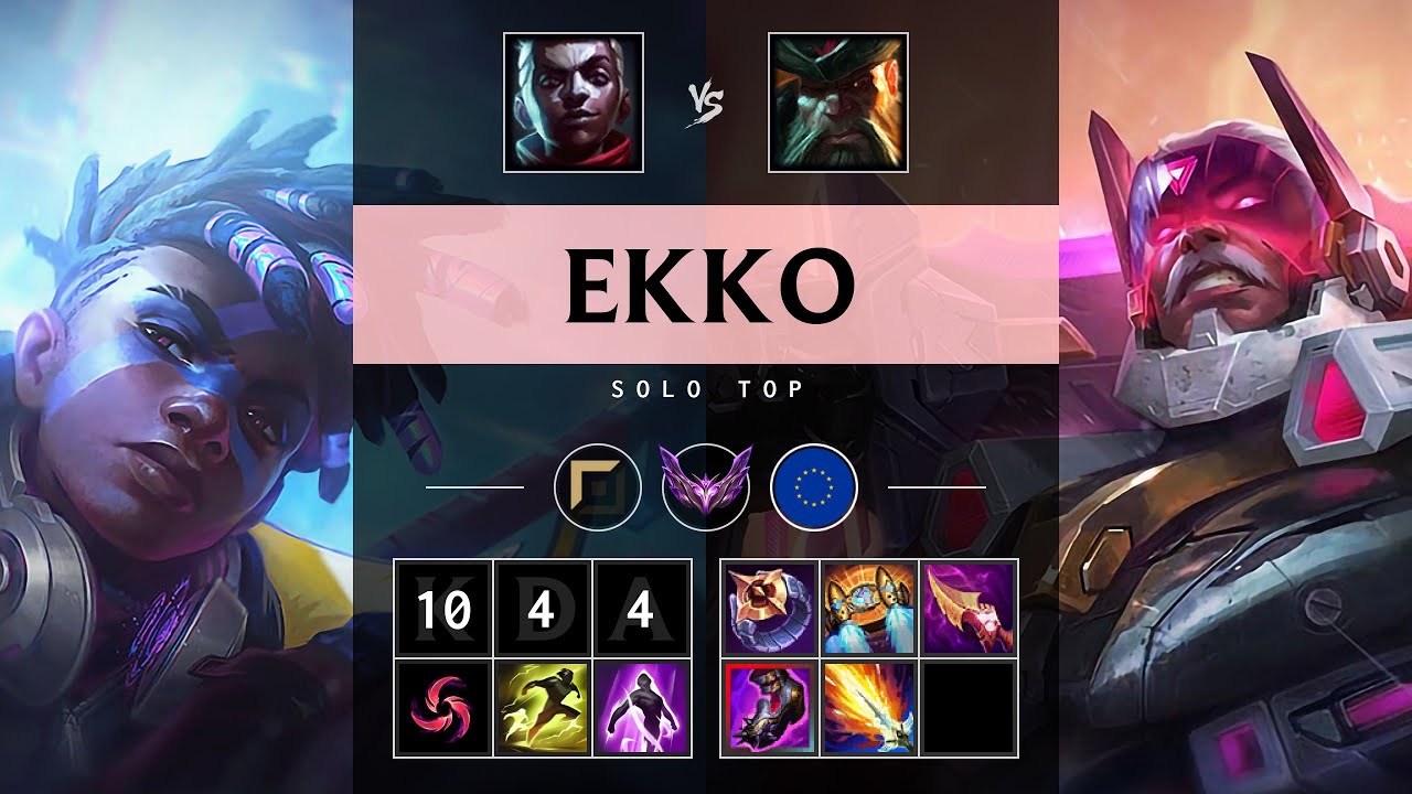 Ekko Top vs Gangplank - EUW Master Patch 25.18 - YouTube