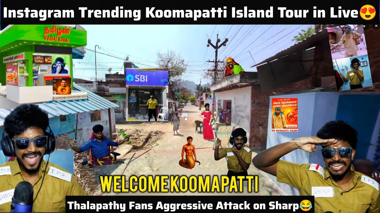Sharp Insta Trending Koomapatti Island Tour😍| Viewers Attacks Theri ...