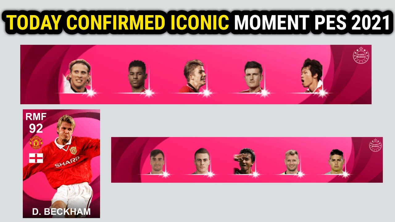 TODAY THURSDAY CONFIRMED ICONIC MOMENT PACKS | PES 2021 MOBILE - YouTube