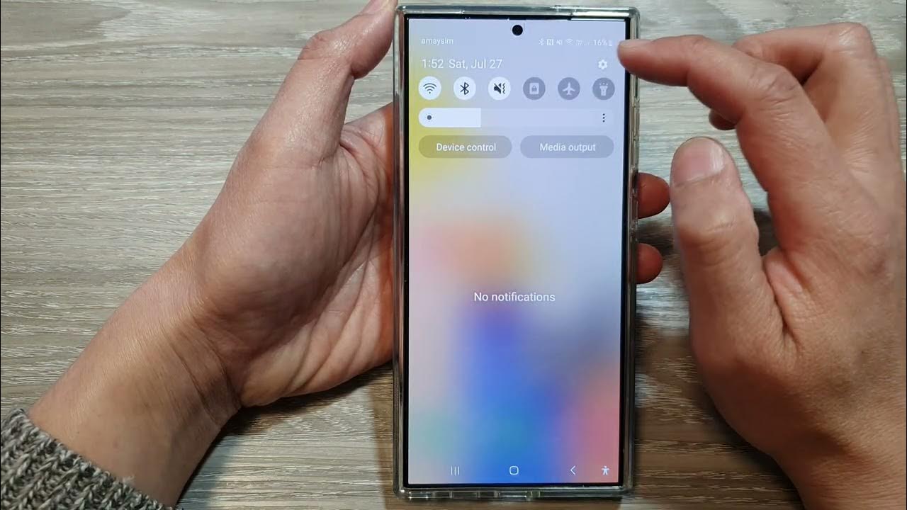 Galaxy S24/S24+/Ultra: How to Enable/Disable Quick Settings Developer Tile Show Taps - YouTube