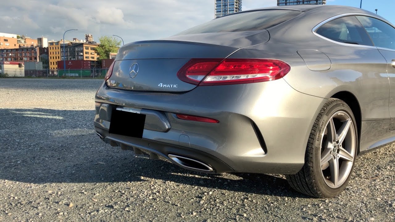 Mercedes C300 coupe 4matic 2018 perform well and feels luxurious - YouTube