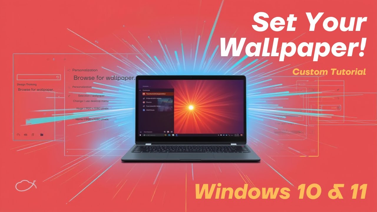 How to Set Your Own Photo as Windows Desktop Background | Windows 10/11 ...