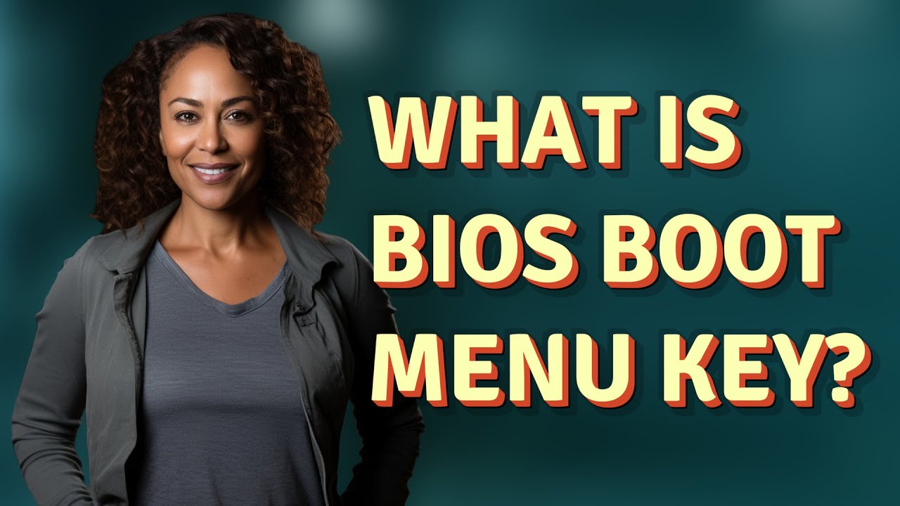 What is BIOS boot menu key? - YouTube
