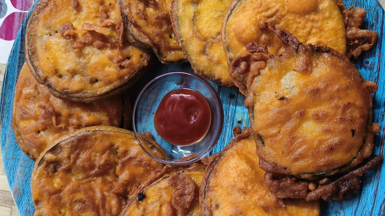 মুচমুচে বেগুনী রেসিপি। তেলেভাজা | Beguni Recipe | Bengali Telebhaja ...