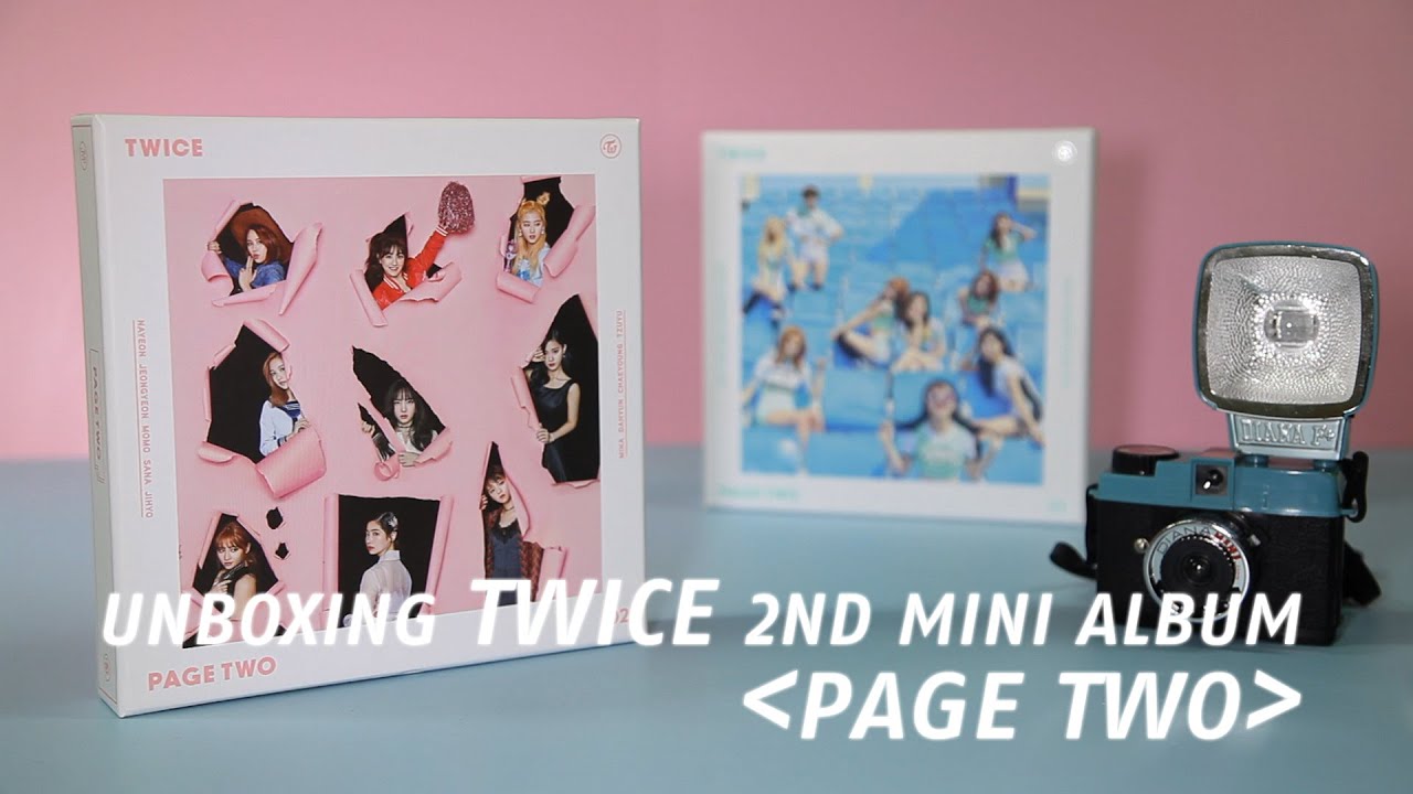[UNBOXING] TWICE/트와이스/PAGE TWO/ ALBUM/REVIEW/CHEER UP/ONCE/IDOL/K-POP ...