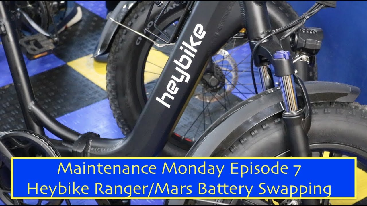 Heybike Ranger and Mars battery swapping possible? - YouTube