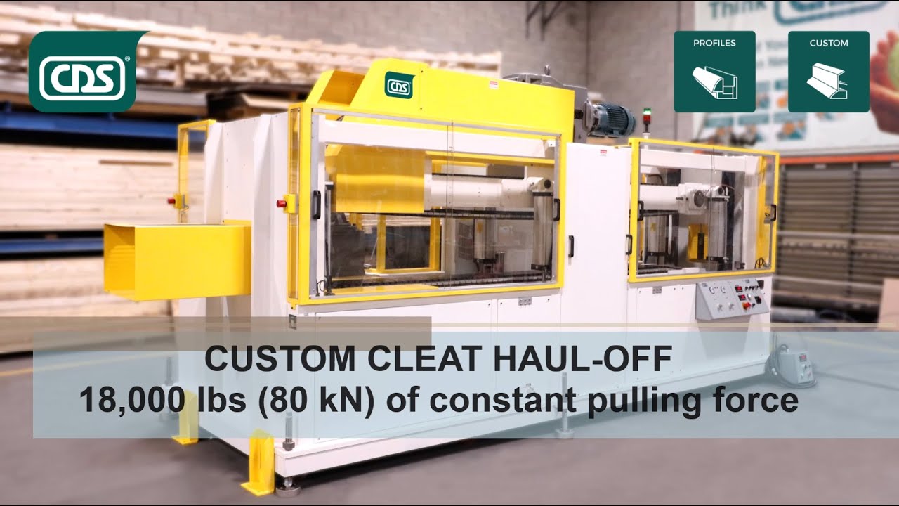 CDS - CUSTOM CLEAT HAUL OFF / 18,000 lbs (80 kN) of constant pulling ...