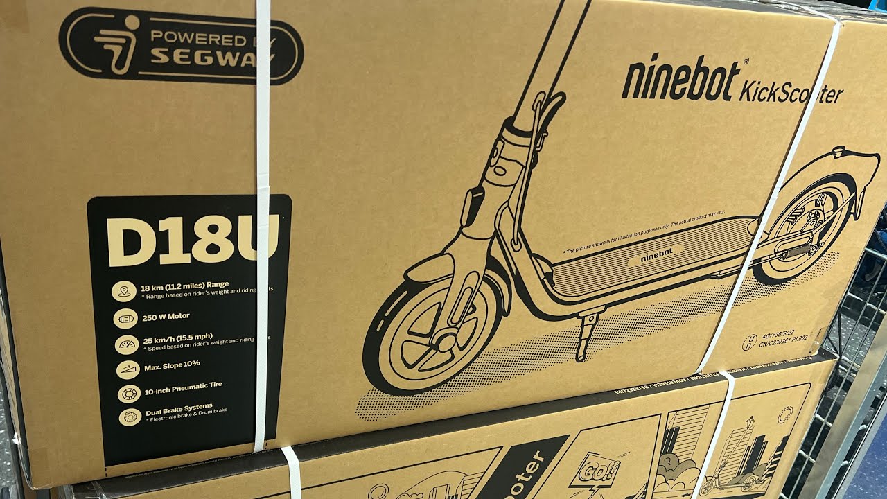 Segway Ninebot KickScooter D18U - YouTube
