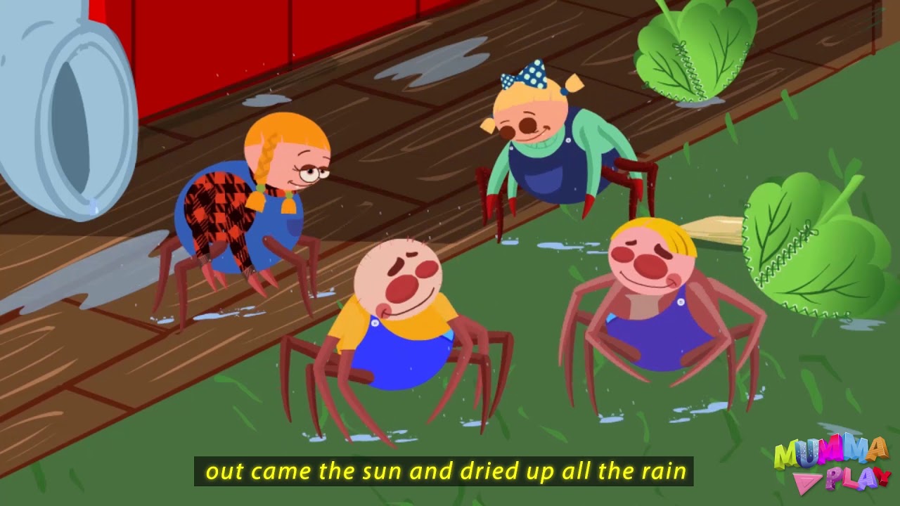 Incy Vincy spider went to the water spout | nursery rhymes | poem ...