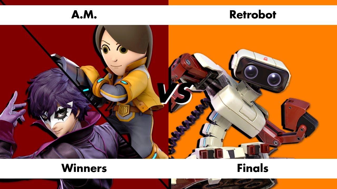 Tech Tropics #13 - A.M. (Joker/Mii Gunner) vs Retrobot (R.O.B.) - Smash Ultimate SSBU WINNERS ...