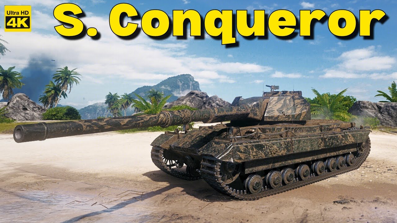 World of Tanks 5 Kills 12k damage S. Conqueror | 4K Video | - My battle ...