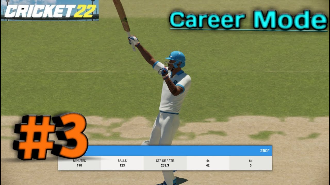 Cricket 22 Career Gameplay Part 3 | Cricket 22 Career | Cricket Game ...