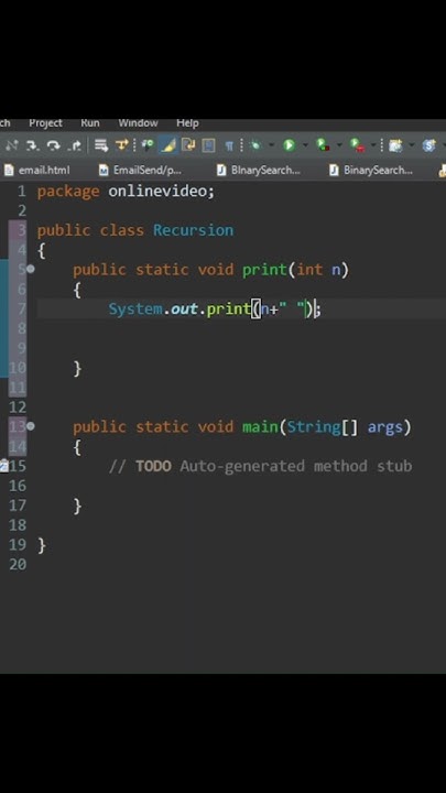 Recursion In Java - YouTube