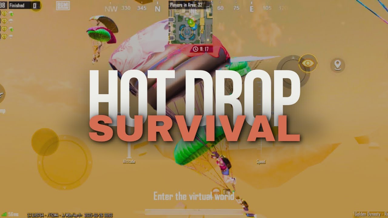 HOT DROP SURVIVAL | How To Survive in Hot Drop in Bgmi 3.6 | How To Hot ...