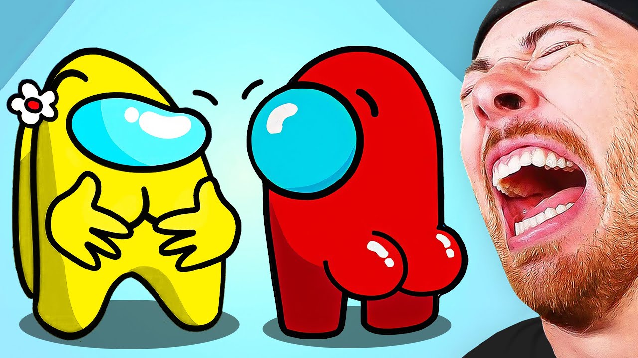 FUNNY ANIMATIONS That will Make you LAUGH (Among Us) - YouTube