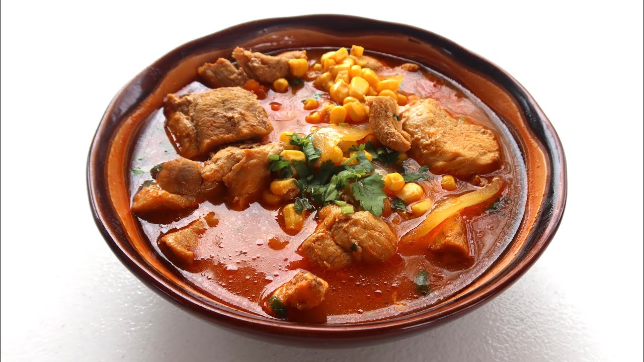 CARNE DE PUERCO CON ELOTE - YouTube